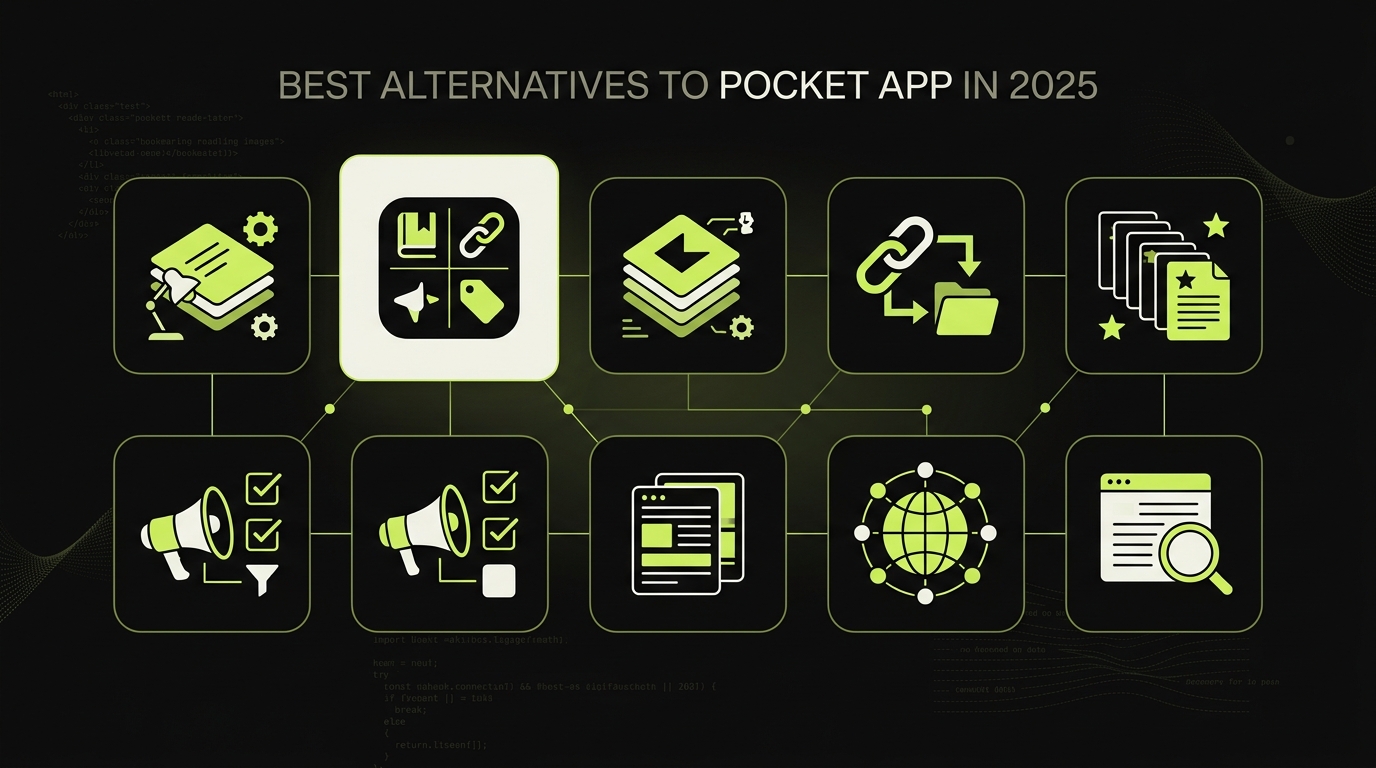Best Alternatives to Pocket App in 2026 — Rtriv